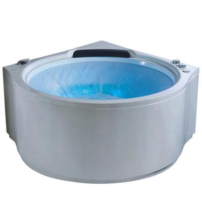 China Corner Bath Tub with Waterfall Spa Hot Tub Kit for sale