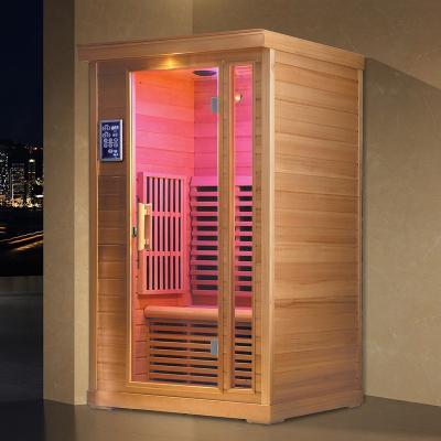 China Vitality Dry Solid Wood Wet Steam Sauna Room for sale
