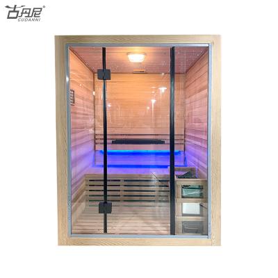 China Traditional Finnish Sauna Room Dry Steam Sauna Spa With Traditional Dry Stove Sauna for sale