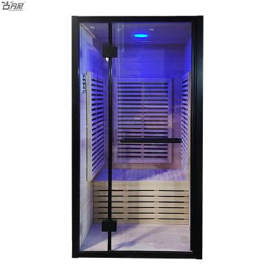 China Modern Sauna Design 1 Person Relax Sauna Room Steam Infrared Sauna Cabin for sale