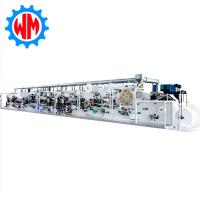 Quality Big Ring Waist Full Servo Baby Diaper Production Line PLC Control Professional Customiztion for sale
