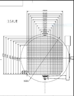 4.5mのオーブンのRotomouldingのシャトル機械