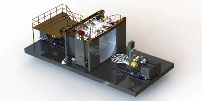 Cina forno 3000mm di 3M Shuttle Rotomolding Machine in vendita