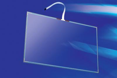 中国 USB のケーブルおよびコントローラーが付いている 10 のインチから 22 インチ 5 ワイヤー抵抗接触パネル 販売のため