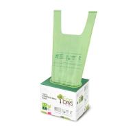 Compostable Biodegradable Kitchen Trash Bags Custom With T Shirt Handle china Compostable Biodegradable Kitchen Trash Bags Custom With T Shirt Handle