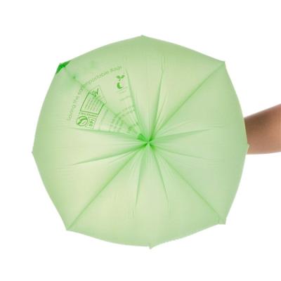 Compostable Biodegradable Kitchen Trash Bags Custom With T Shirt Handle