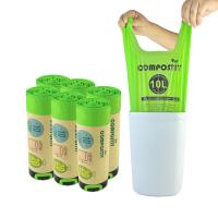 T Shirt Handle Compostable Garbage Bags Biodegradable Classic Paper Wrap Rolled china T Shirt Handle Compostable Garbage Bags Biodegradable Classic Paper Wrap Rolled