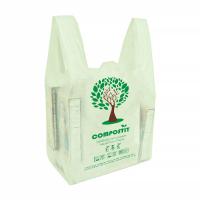 Quality Custom Coloured Biodegradable Shopping Carrier Bags BPI DIN CERTCO ABA Certified for sale