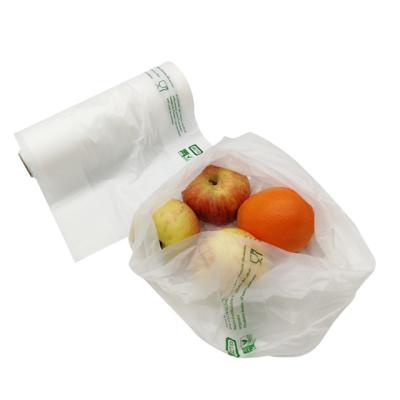 China Biodegradierbare, auf Maisstärke basierende, klar produzierende Beutel für Obst und Gemüse zu verkaufen