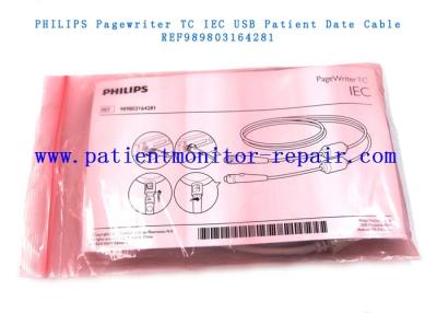 중국 튼튼한 의료 기기 부속품 Pagewriter TC IEC USB 참을성 있는 날짜 케이블 REF 989803164281 판매용