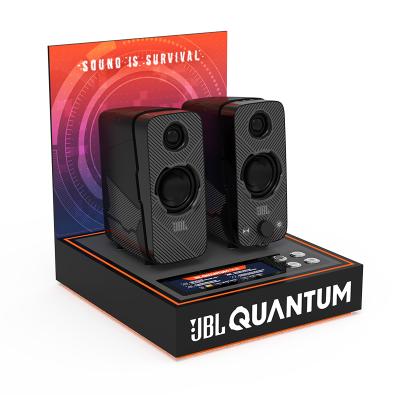 China Eco Friendly Boombox POS POP Display Table Display Stand Case Box With Lights for sale