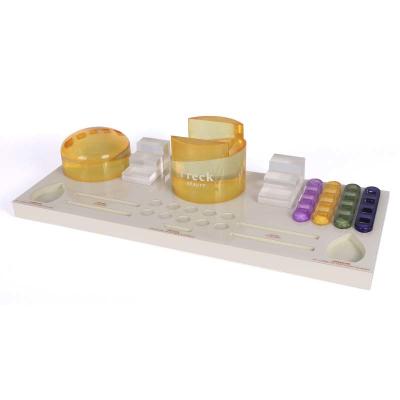 China Makeup Cosmetic Acrylic Display Stand Counter Retail Display Custom for sale
