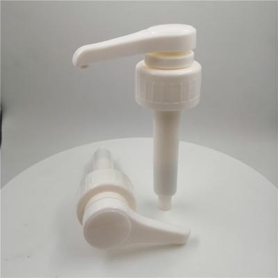 China Weiße Sirup-Flaschen-Pumpe der Farbe38/410 Dosierungs-8CC für Juice Bottle zu verkaufen