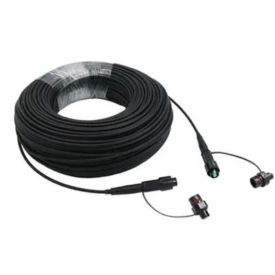 Cina 2m Mini SC Outdoor Fiber Optic Patch Cord Single Mode Simplex SC APC Fiber Cable 5.0mm in vendita