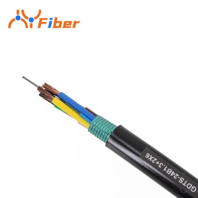 Cina Linea ottica 4 il centro del cavo a fibre ottiche composito standard nazionale dei GDTS del centro 24 del centro 12 del centro 8 in vendita