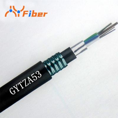 中国 GYTA53装甲光ファイバケーブルの水中直接埋められた二重外装4-288Coreの単一モード 販売のため