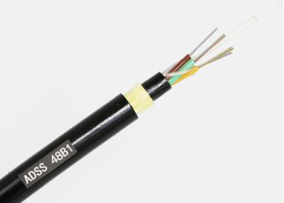 中国 6つの中心の装甲光ファイバケーブルの誘電体の鋼線の黒い紫外線ポリエチレン 販売のため