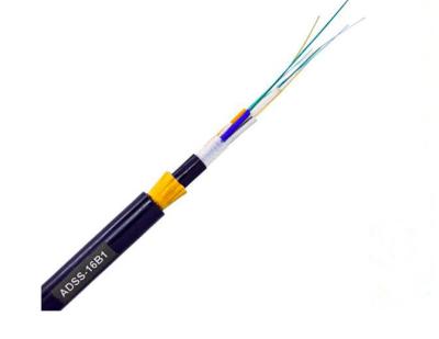 Cina 12 Spam 120m del cavo a fibre ottiche ADSS dell'HDPE della rete del centro tutto il dielettrico in vendita