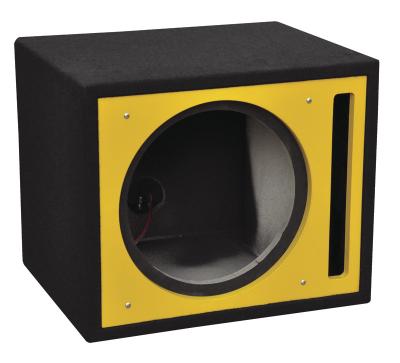 Cina Scatola professionale del Subwoofer della pittura variopinta, scatola di recinzione del Subwoofer con filo di piombo lungo in vendita
