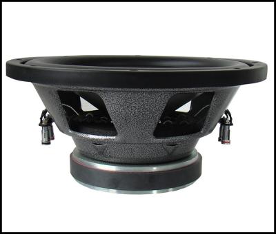 Cina Il Subwoofer alto a 10 pollici dell'automobile autoalimentata di potere si raddoppia una carta non pressata da 2 OHM in vendita
