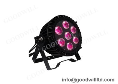 中国 高い明るさ平らな LED の標準はディスコ ライトのための 8CH 7X 4IN1 をつけます 販売のため