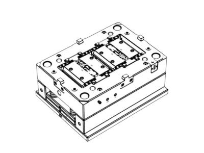 Cina OEM / ODM: Cold Runner Injection Molding & Scanner Alloggiamento anteriore (1*2) No.24001 in vendita