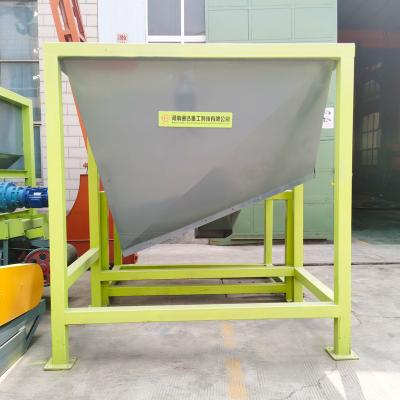 China Forklift Feeding Cache Silo NPK Fertilizer Batching Equipment for sale