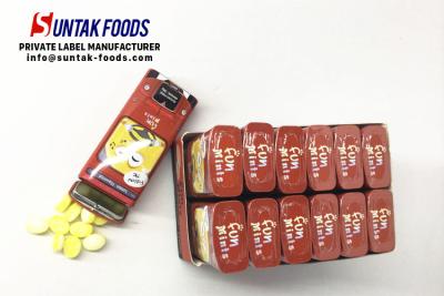 Cina Il contenitore dolce Candy/zucchero di latta del respiro di sapore del limone libera le caramelle alla menta in vendita
