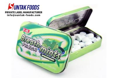 Cina Il respiro naturale urgente amichevole fresco Mints il sapore della menta verde con forma rotonda in vendita