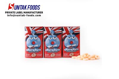 China Tin Box Sugar Free Mint Candy Cardamom Flavor With Hole Shape Custom Logo for sale