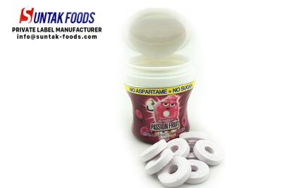 Cina Nessun ingredienti rosa e bianchi freschi delle mente del respiro dello zucchero, di Candy multi in vendita