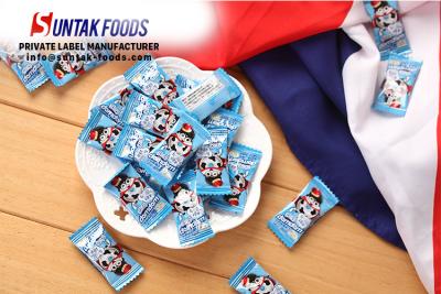 Cina Zucchero organico blu sano portatile Candy libero/pc su ordinazione di logo 40 caramelle dolci X 1,5 G in vendita
