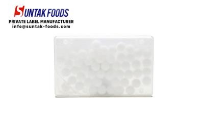 China Stock promotion sugar free peppermint flavor candy With PP Mintcard for sale