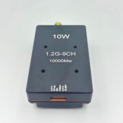 China High Performance Analog Video Transmitter 1.2GHZ 8-10W 9CH Adjustable Power For FPV Racing for sale