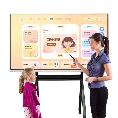 China 65 85 98 Inch LCD Touch Display Screen Interact Flat Panel 75 Inch Interactive Whiteboard Digital Smart Boards for Classroom for sale