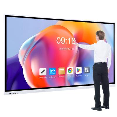 China 65/75/85/86/98/110 Inch Digital Display Smart Board Prices Interactive Whiteboard Educational Equipment Interactive White Board for sale