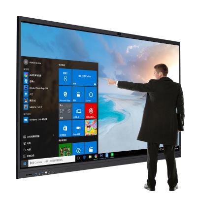 China All in One Interactive Penal 55/65/75/85 Inch 4k UHD 20 Points Touch Screen Smart Boards Interactive Whiteboard for Meeting Room for sale