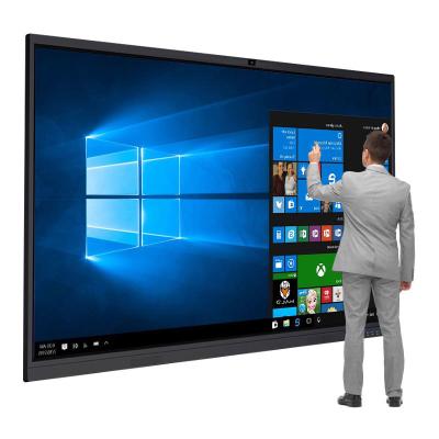 China Smart Board School Teaching Interactive Whiteboard Electronic Touch Screen Digital Flat Panel 85 86 Inch Interactive Whiteboard for sale