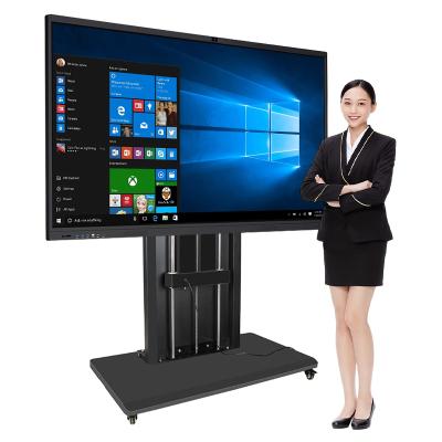 China Factory Price Customized 55 65 75 86 98 Inch Ultra 4K HD Interactive Whiteboard Display Panel Smart Board for Sale for sale