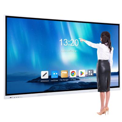 China 55/65//75/100/110 Inch Touch Screen Panel Smart Digital White Board 4K Interactive Whiteboard for Teaching Meeting Smart Board for sale