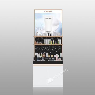 Light box display cabinet with drawers