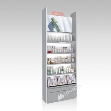 Recessed structure skincare display cabinet