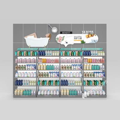 YXiS-X4 Adjustable Shelves Skincare Display Cabinet with LED Strip Lights