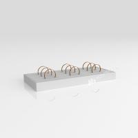 Quality GDR08-SP-PJ02 Cosmetic Display Shelf with Soft Padding Inside and Specialized Card Slots for Cosmetics Display for sale