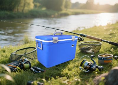 Chine Boîte de refroidisseur de glace en plastique solide de 30 litres pour la pêche et le camping en plein air à vendre