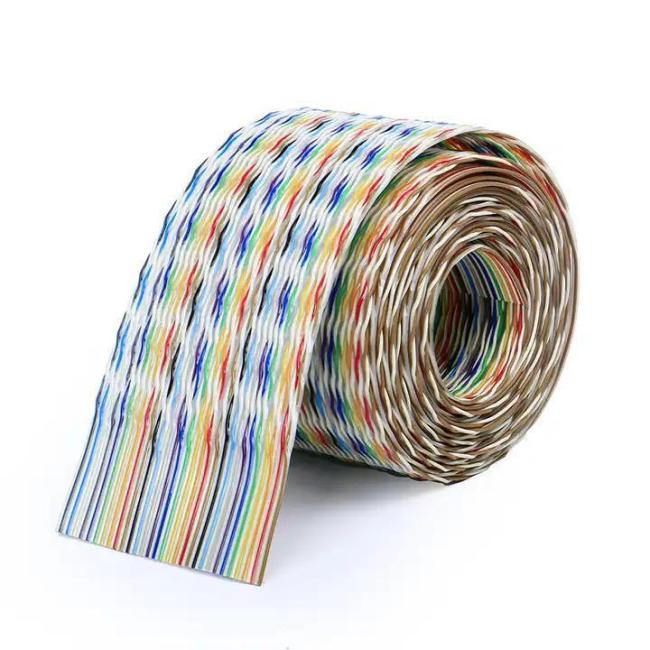 Awm 2468 Tinned Copper Electric Wire PVC Insulation Flat Ribbon Cable