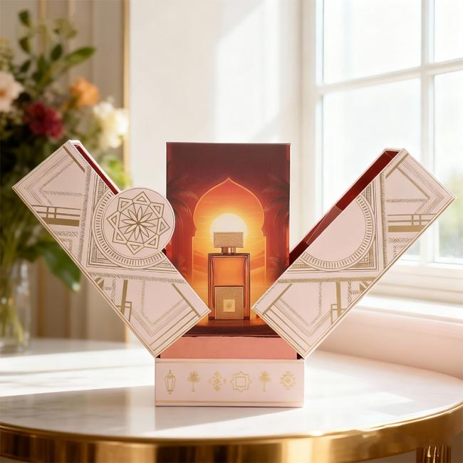 Custom middle eastern perfume gift box