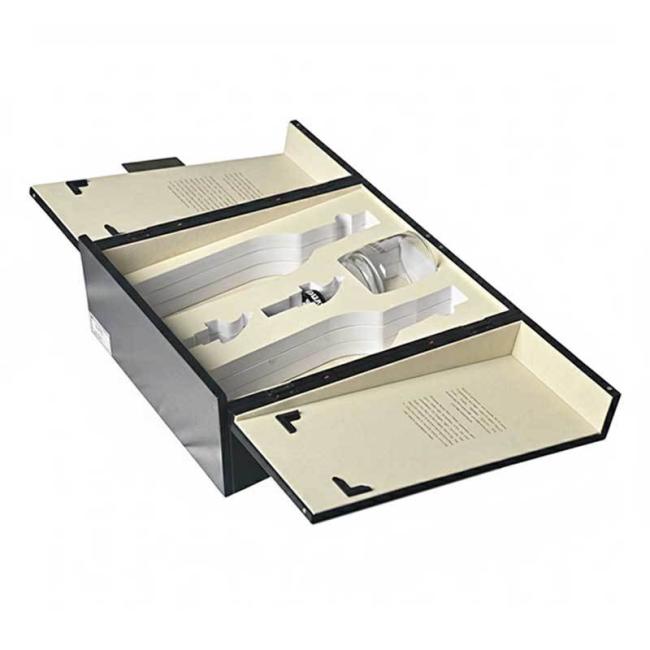 Custom engraved wood wine packaging box