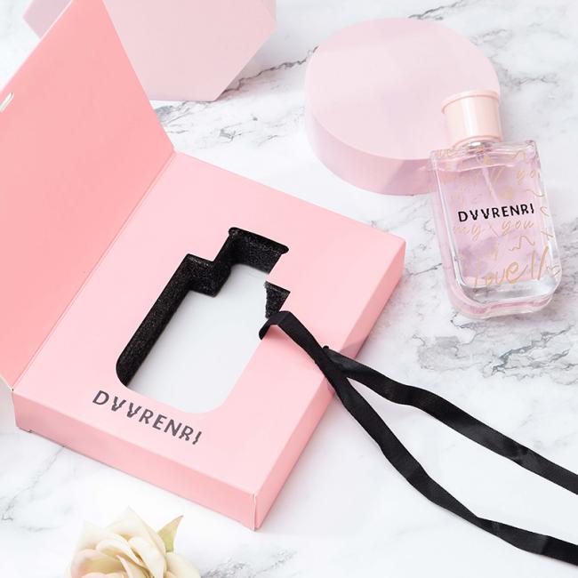 Custom Pink Perfume Packaging Box