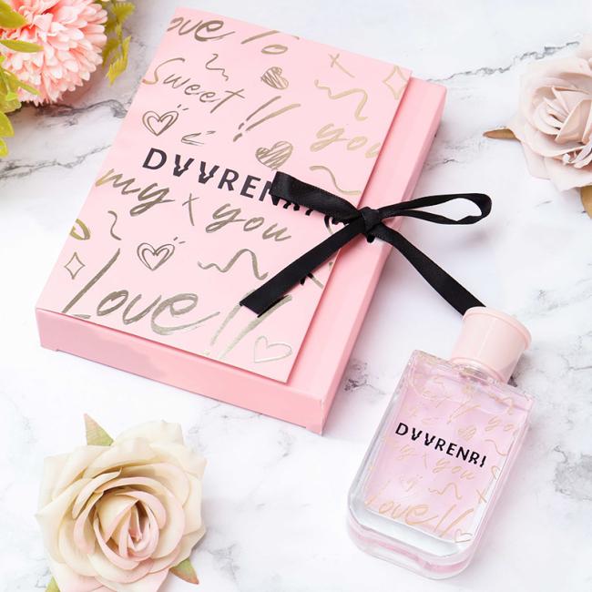 Pink Perfume Gift Box Hot Stamping